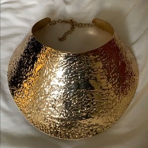 Jewelry | Gold Bibb Necklace | Poshmark